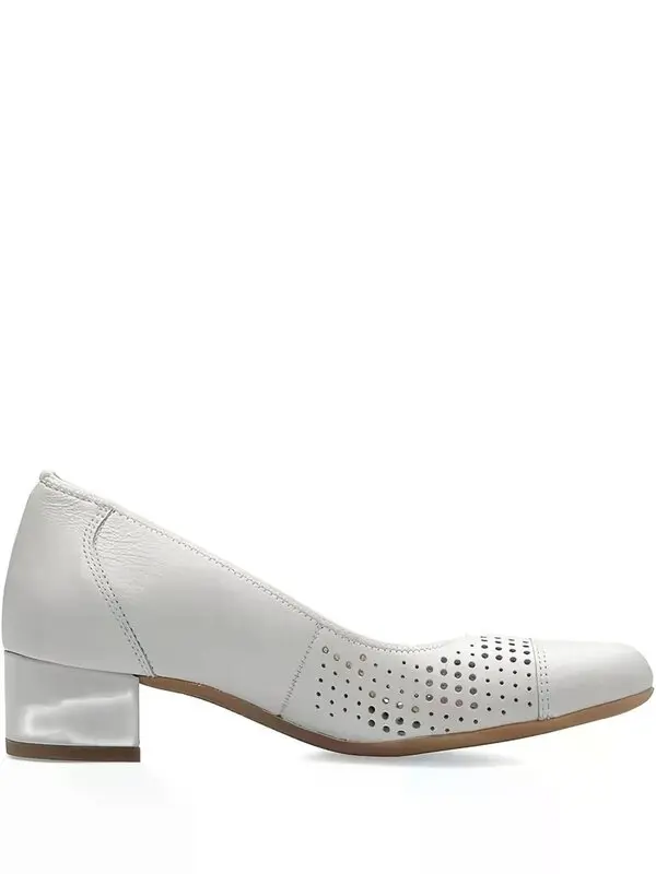 ARA Nizza Pumps With Perforated Detailing - White