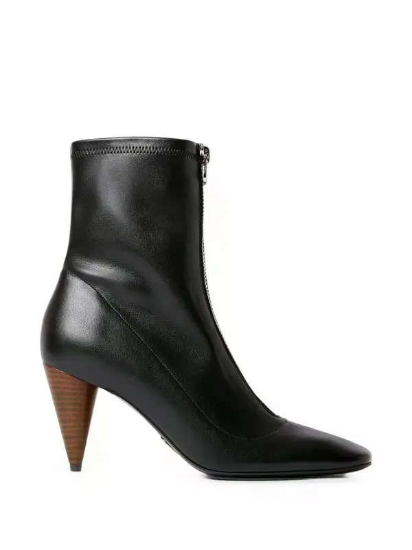 Stella McCartney Zipper Ankle Boots - Black