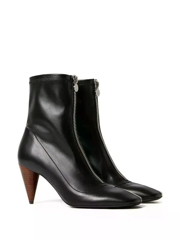 Stella McCartney Zipper Ankle Boots - Black