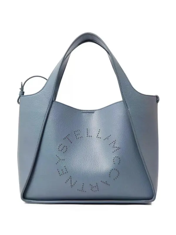 Stella McCartney Logo Crossbody Tote Bag - Blue