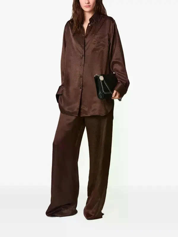 Stella McCartney Star Silk Jacquard Shirt