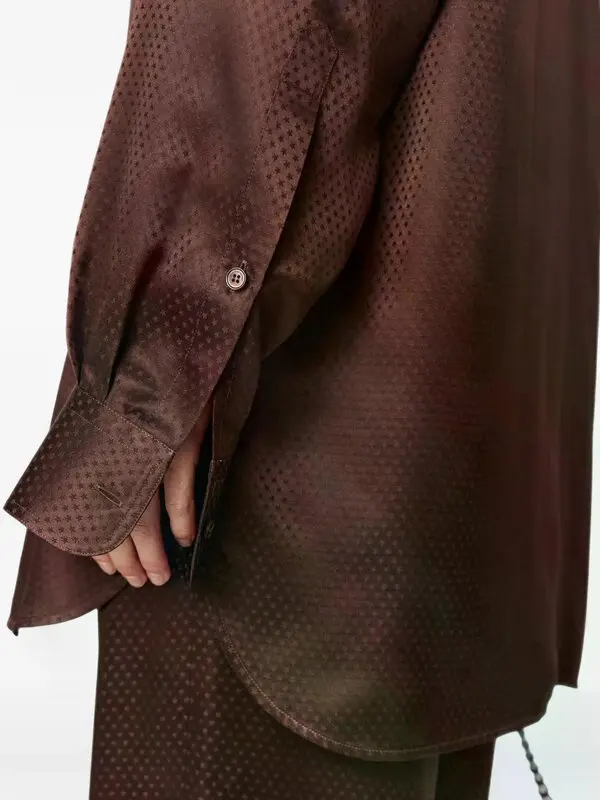 Stella McCartney Star Silk Jacquard Shirt