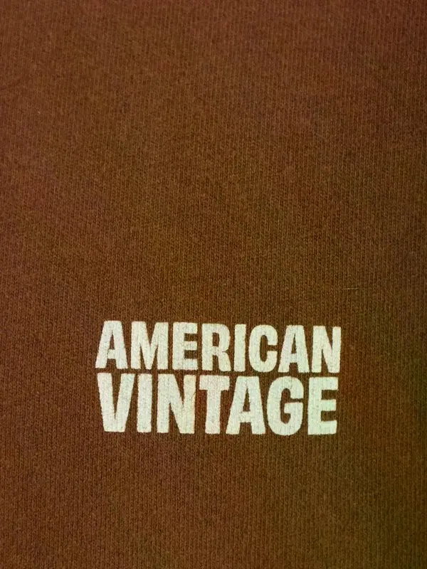American Vintage Ykobow Logo-print T-shirt - Brown