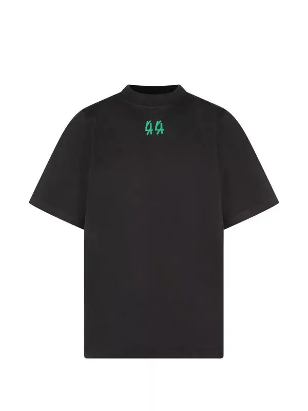 44 LABEL GROUP Darkened Dog Graphic Print T-shirt