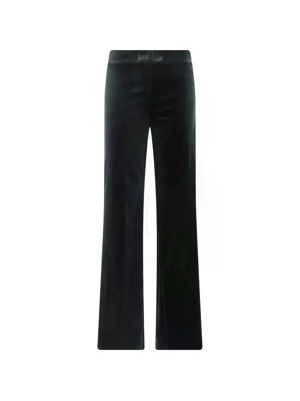 Antonelli Firenze Velvet-effect Cotton Trousers - Green
