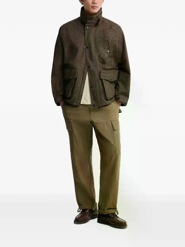 Barbour Transport Ursula Check-pattern Hooded Jacket
