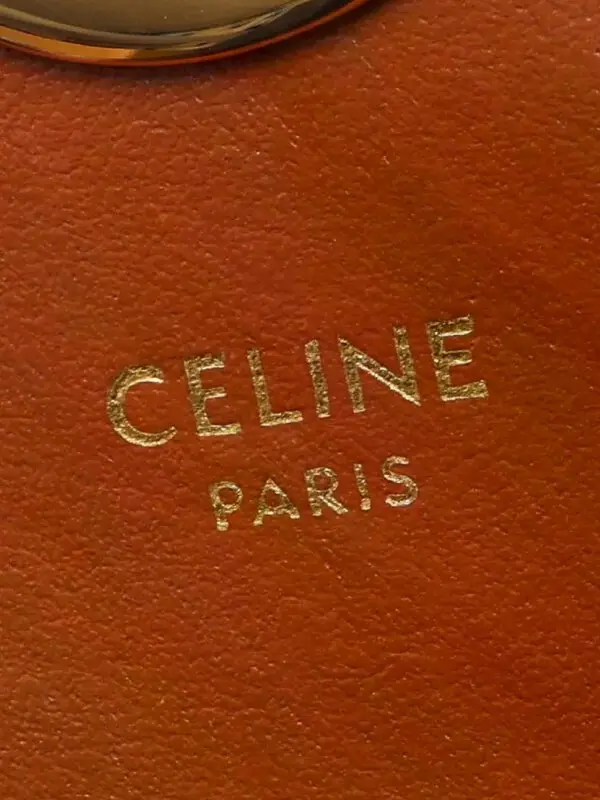 Celine Mini Triomphe Coated Canvas Claude Crossbody Bag