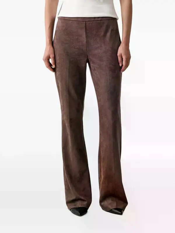 Joseph Ribkoff Flared Trousers - Brown