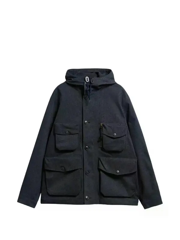 Barbour West Endurance Multi-pocket Hooded Jacket - Blue