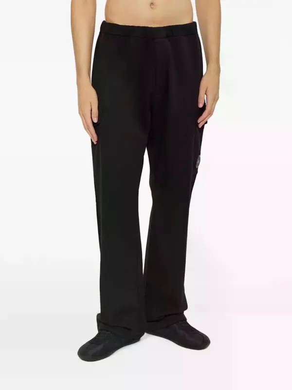 C.P. COMPANY Diagonal Raised Fleece Lens Cargo Sweatpants