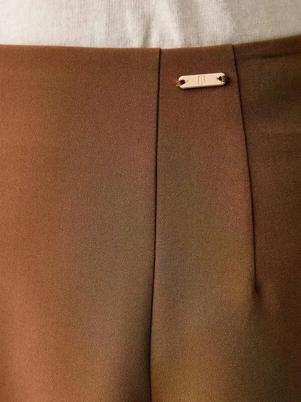 FRACOMINA Dart-detail Pencil Midi Skirt