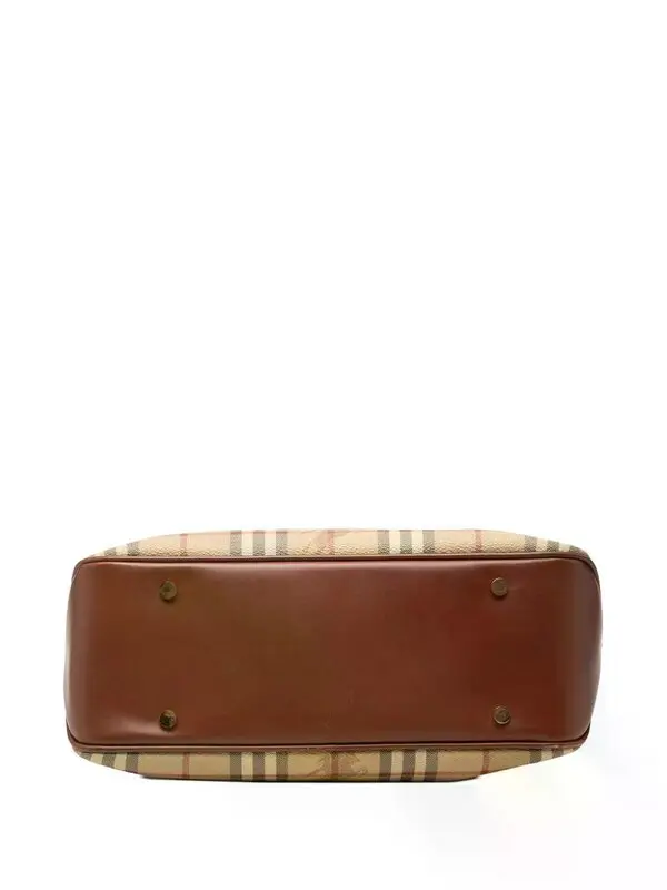 Burberry Haymarket Check Coated Canvas Tote Bag