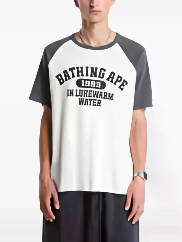 A BATHING APE Raglan-sleeve T-shirt - Neutrals