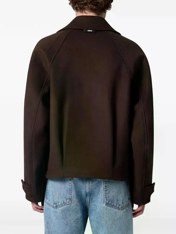 MSGM Raglan-sleeve Felted Jacket
