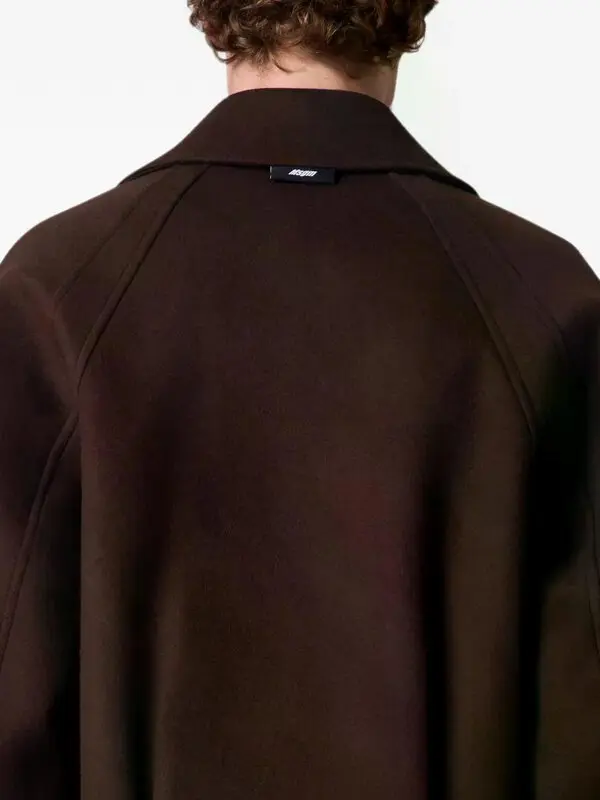 MSGM Raglan-sleeve Felted Jacket