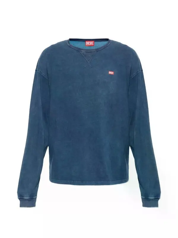DIESEL® T-shirt ‘t-boxt-ls-raw - Blue
