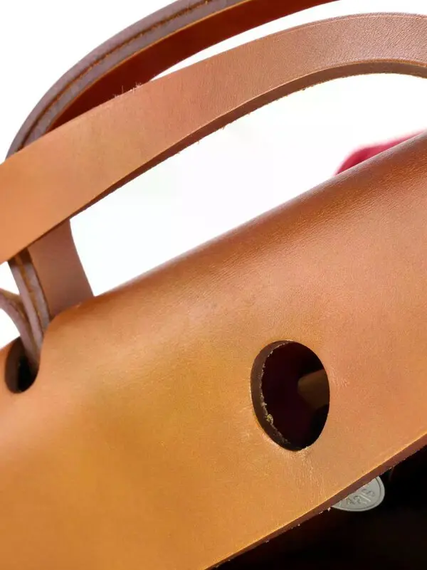 Hermès Herbag Zip Leather And Toile 31 Shoulder Bag - Brown
