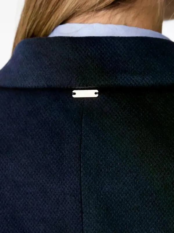 FRACOMINA Ring-detail Notched-lapel Coat