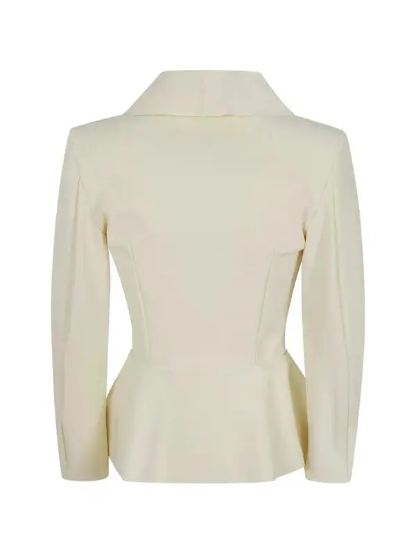 Chiara Boni La Petite Robe Peplum Wrap Top