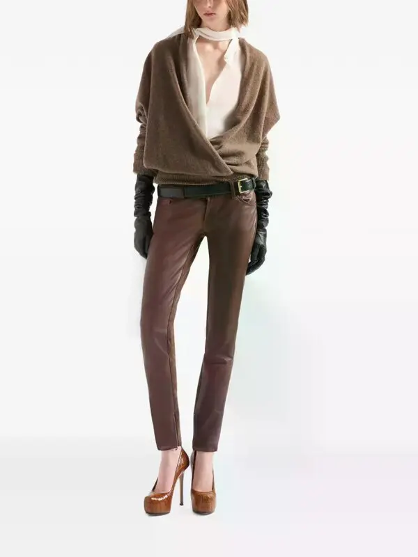 7 For All Mankind Wrap V-neck Sweater