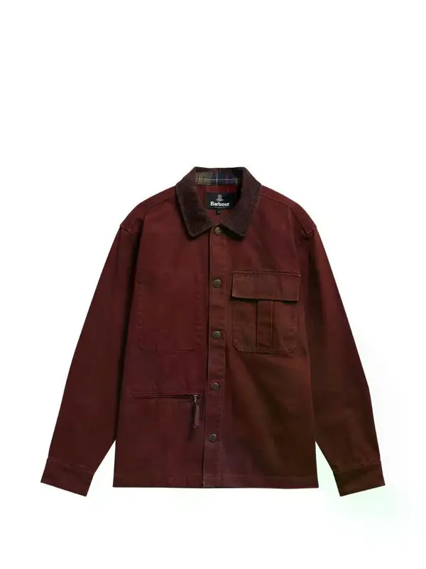 Barbour Ursula Corduroy-collar Overshirt - Red