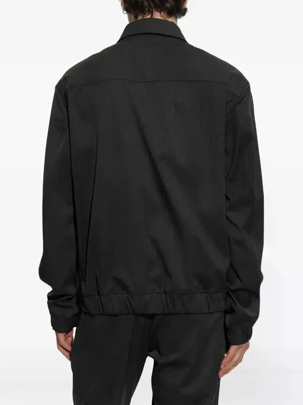 Dolce & Gabbana Logo Patch Zip-up Jacket