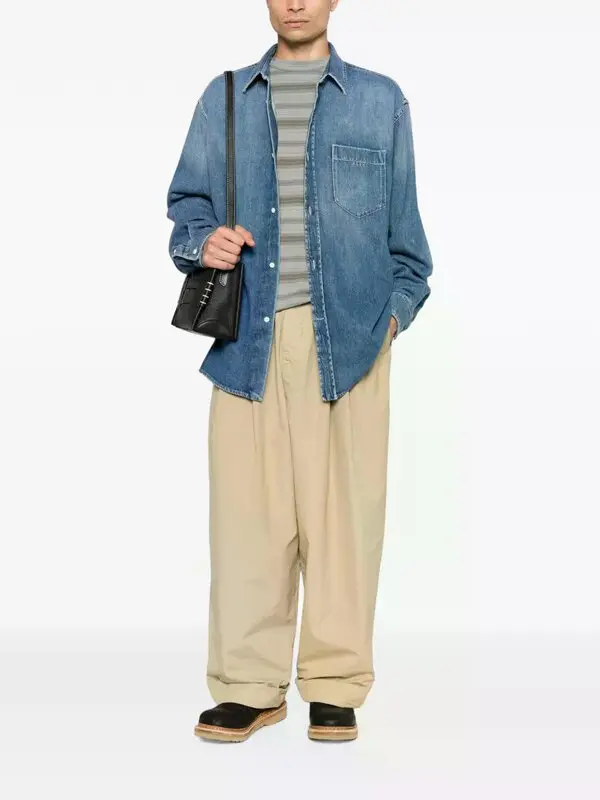 Marni Pleated Wide-leg Trousers