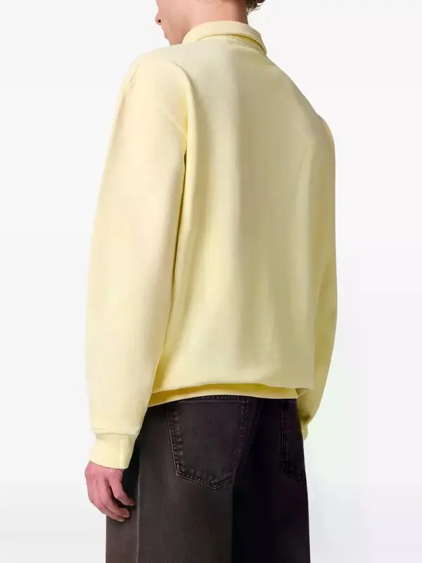 MSGM Logo-embroidered Polo-collar Sweater