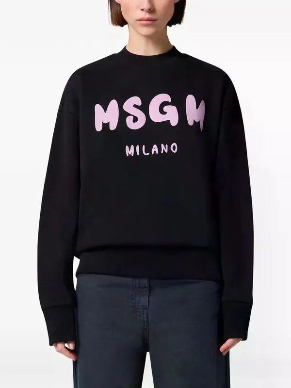 MSGM Logo Print Sweatshirt