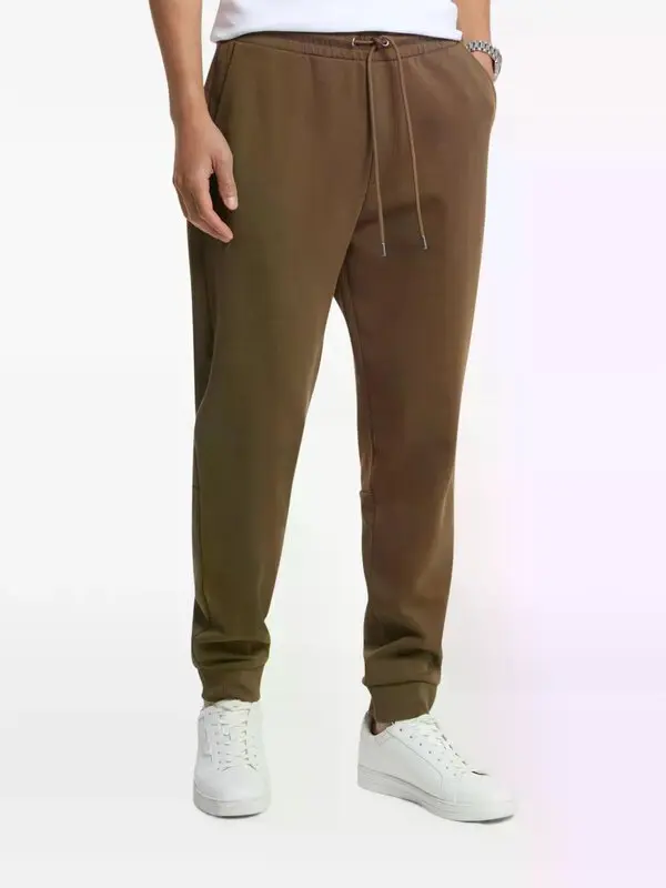 Michael Kors Logo-trim Cotton Blend Joggers - Brown