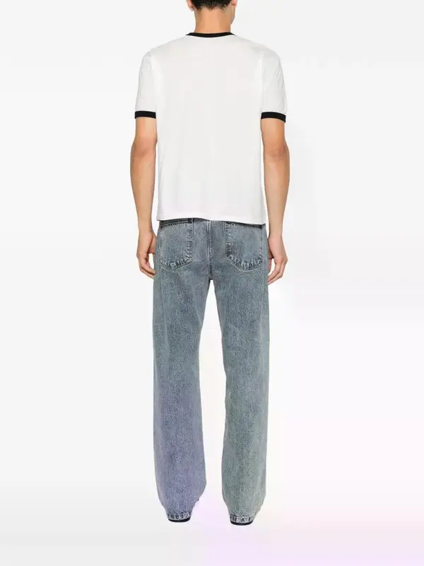 SECOND / LAYER Graphic-print Ringer T-shirt