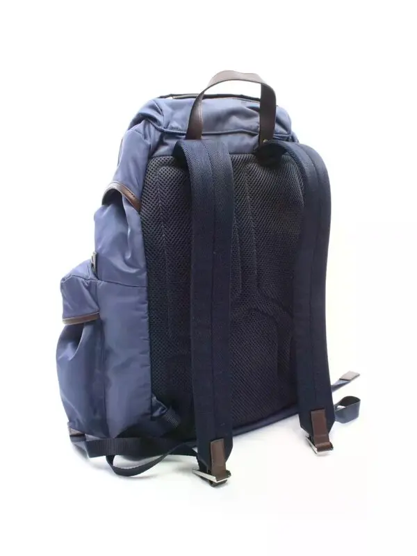 Prada Triangle Logo Backpack