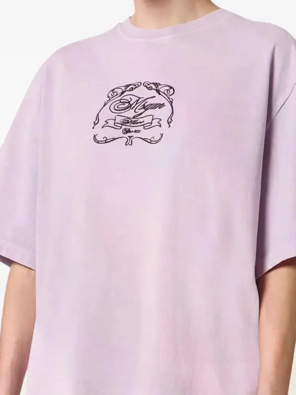 MSGM Embroidered Logo Oversized-fit T-shirt