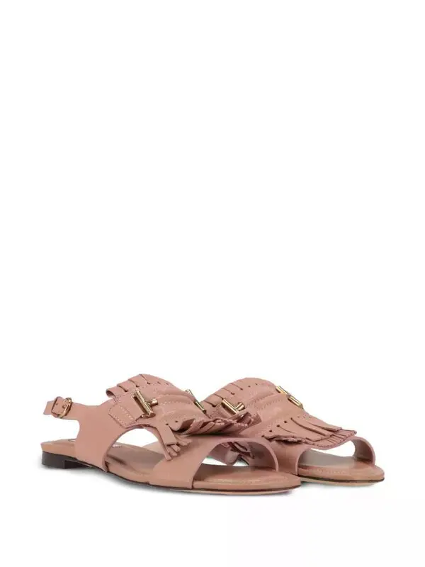 TOD'S T Timeless Fringed-details Sandals
