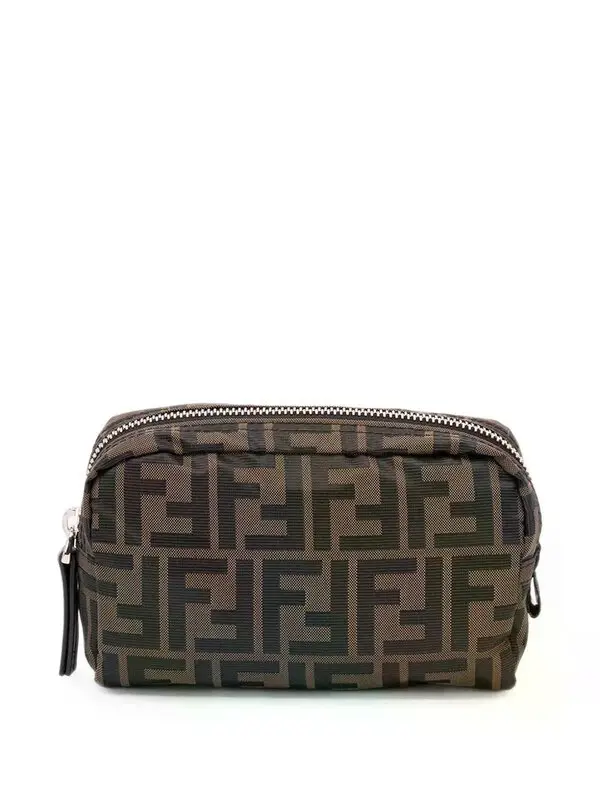 Fendi Micro Ff Logo Toiletry Case Bag