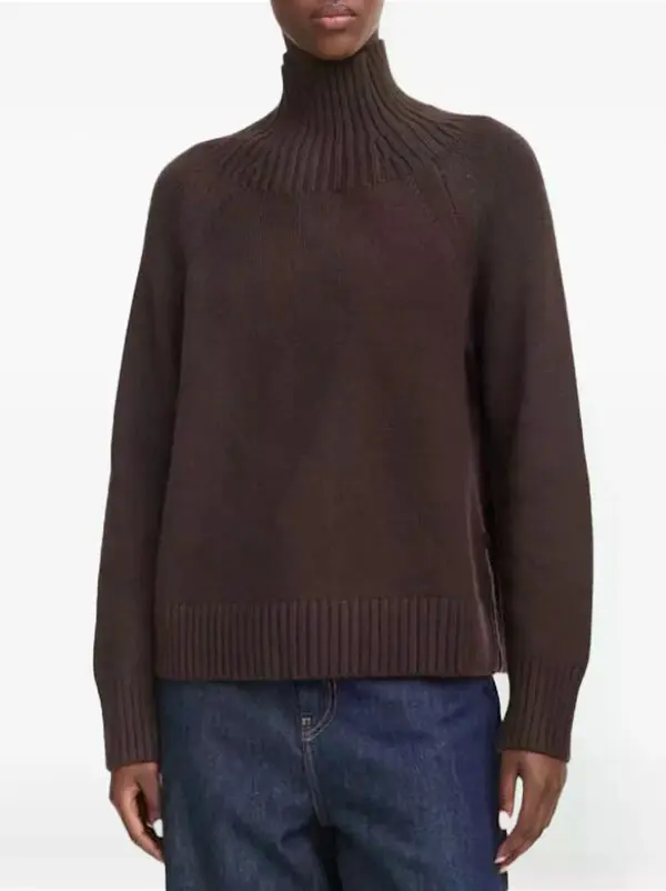 Michael Kors Ribbed-knit Raglan-sleeve Sweater