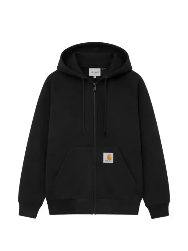 Carhartt Work In Progress Car-lux Logo-patch Zip-up Hoodie