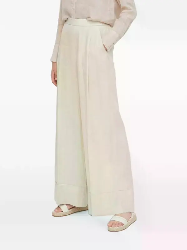 BENETTON Elasticated-waist Palazzo Pants