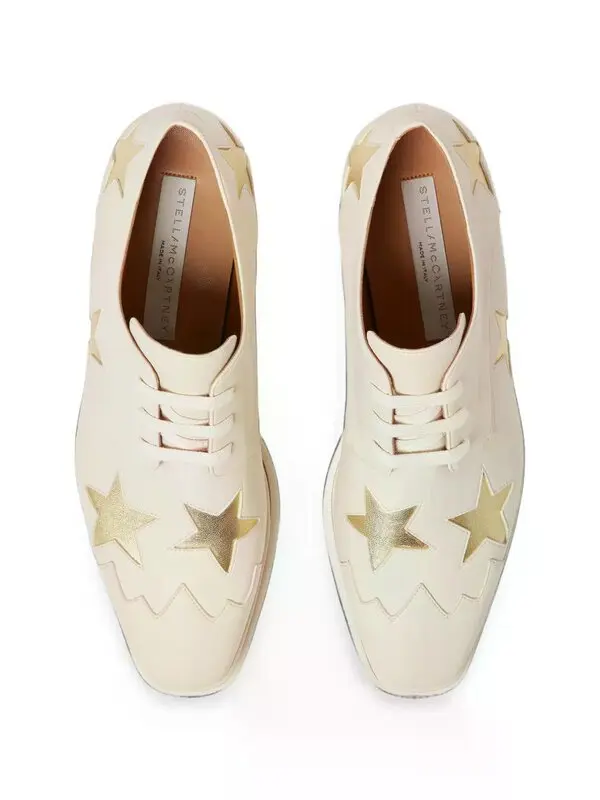 Stella McCartney Metallic Star Elyse Platform Shoes