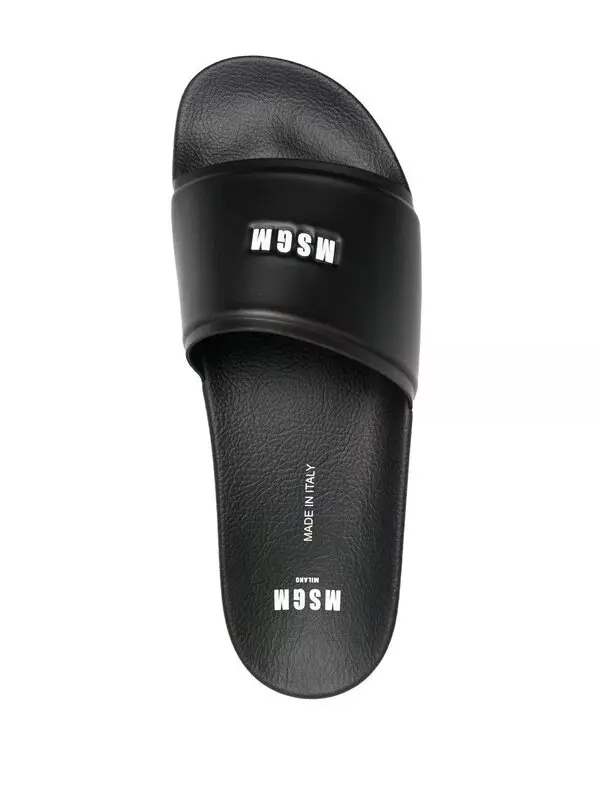 MSGM Logo-print Sliders