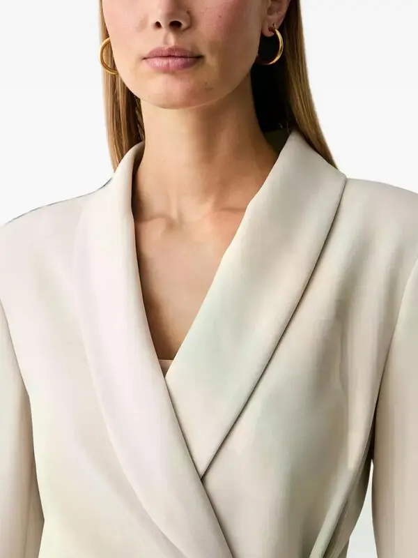 FRACOMINA Wrap-style Side-tie Blazer