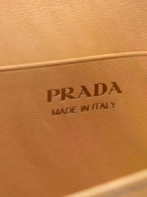 Prada Raffia Mini Bag With Triangle Logo