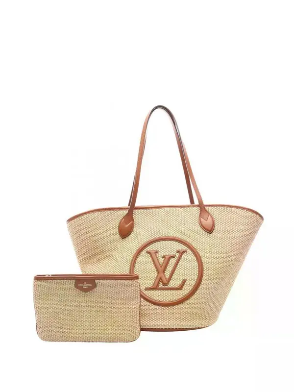 LOUIS VUITTON 2021-2026 Raffia Saint Jacques Tote Bag