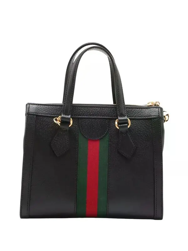 Gucci 2000-2015 Small Leather Web Ophidia Satchel