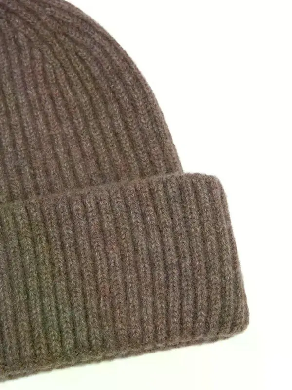 Fedeli Ribbed-knit Beanie Hat
