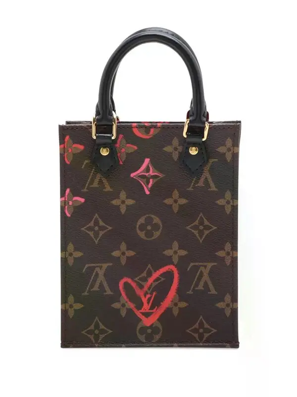 LOUIS VUITTON Monogram Petit Sac Plat Satchel