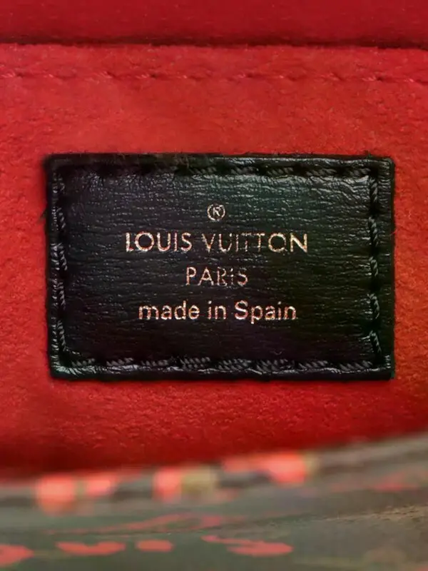 LOUIS VUITTON Monogram Petit Sac Plat Satchel
