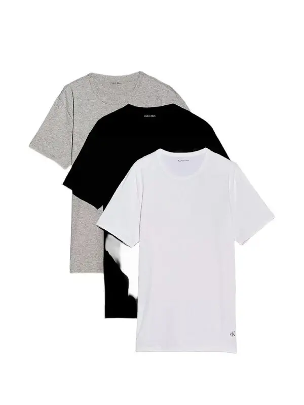 Calvin Klein Logo-embroidered T-shirt - White