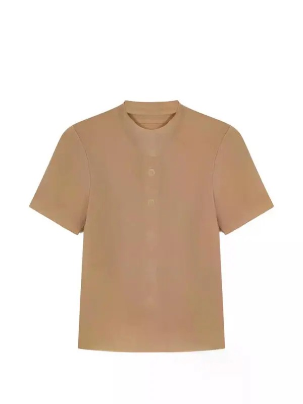 MAISON MARGIELA Button-fastening Short-sleeve T-shirt
