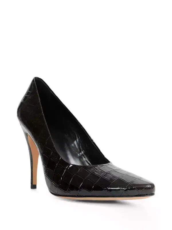 JUDE Jerry Crocodile-embossed Leather Pumps